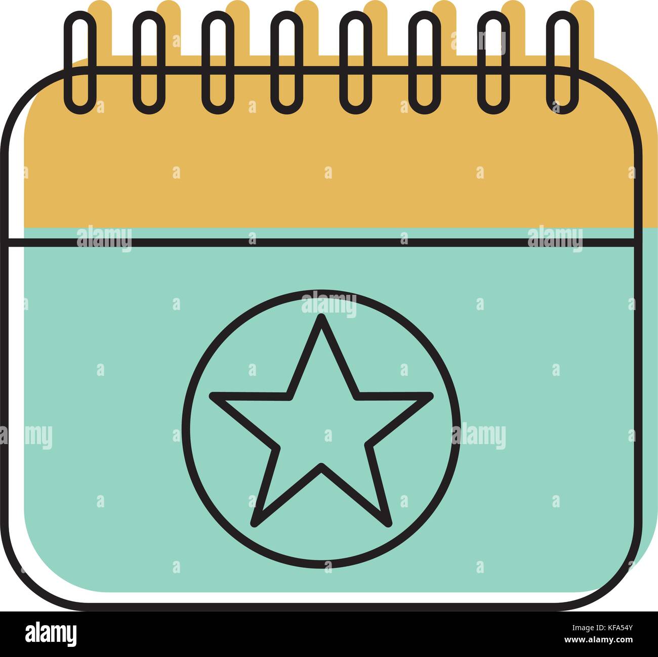 birthday calendar planning party celebration Stock Vector Image & Art ...