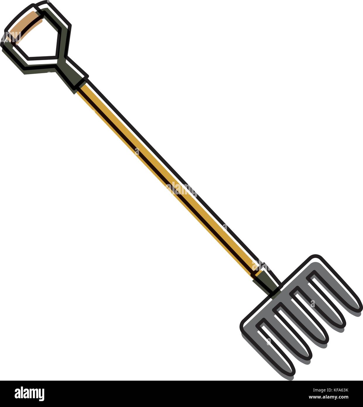 fork tool icon over white background vector illustration Stock Vector ...