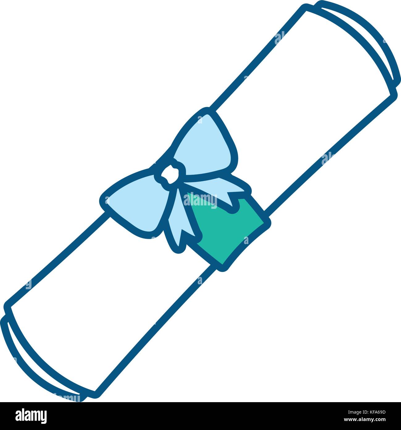 diploma icon over white background vector illustration Stock Vector ...