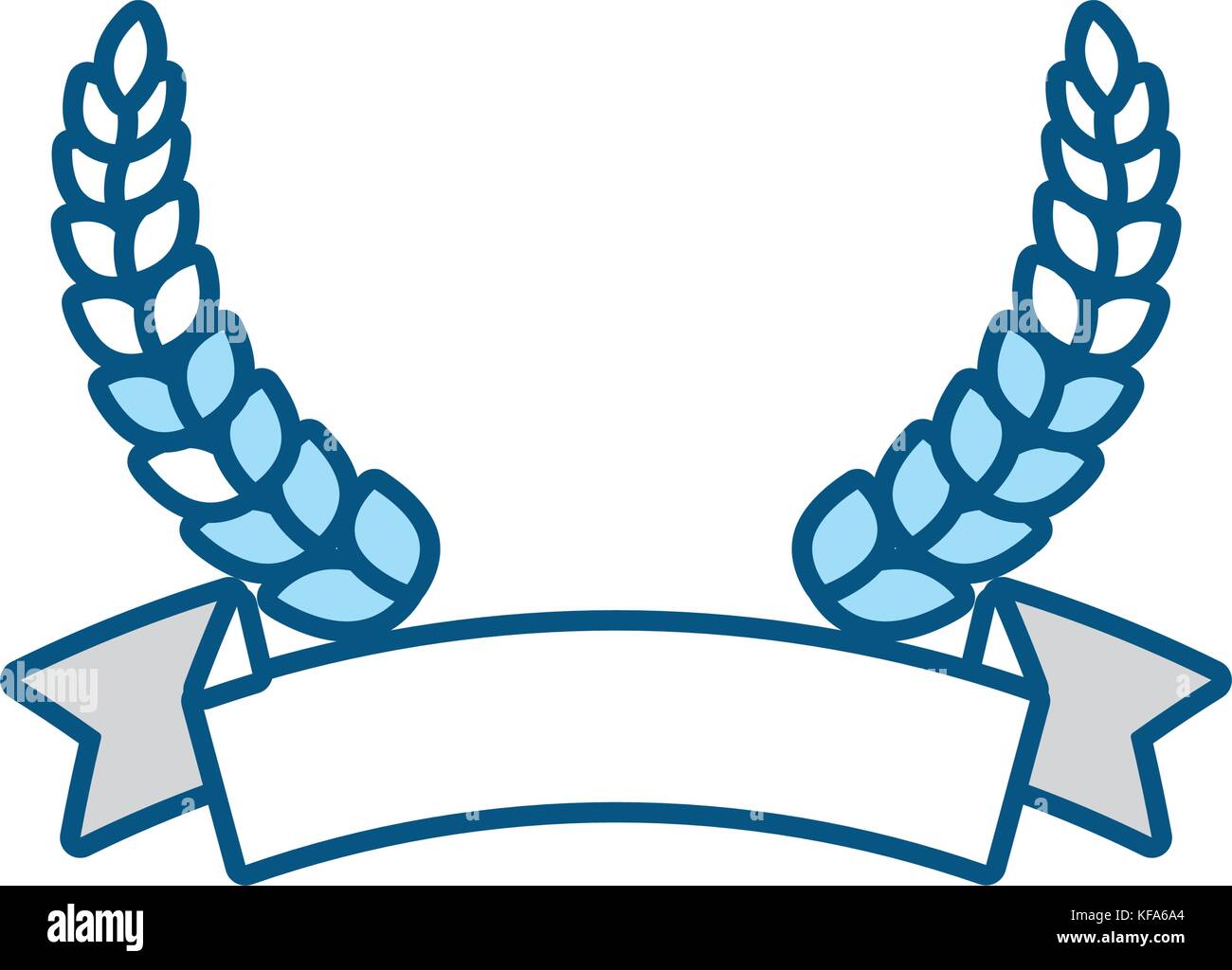 decorative wreath icon over white background vector illustration Stock ...