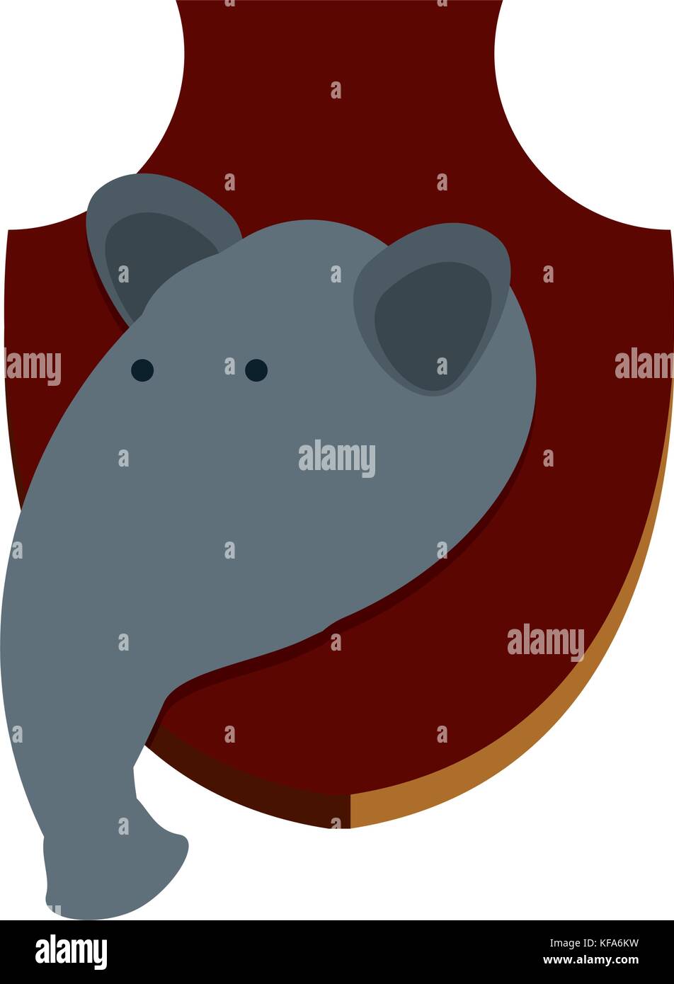 hunting trophies design Stock Vector Image & Art - Alamy