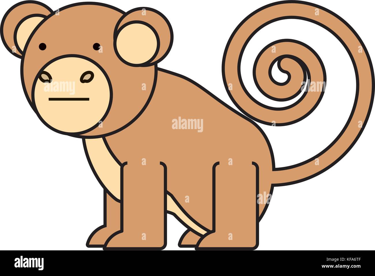 cartoon monkey icon Stock Vector Image & Art - Alamy
