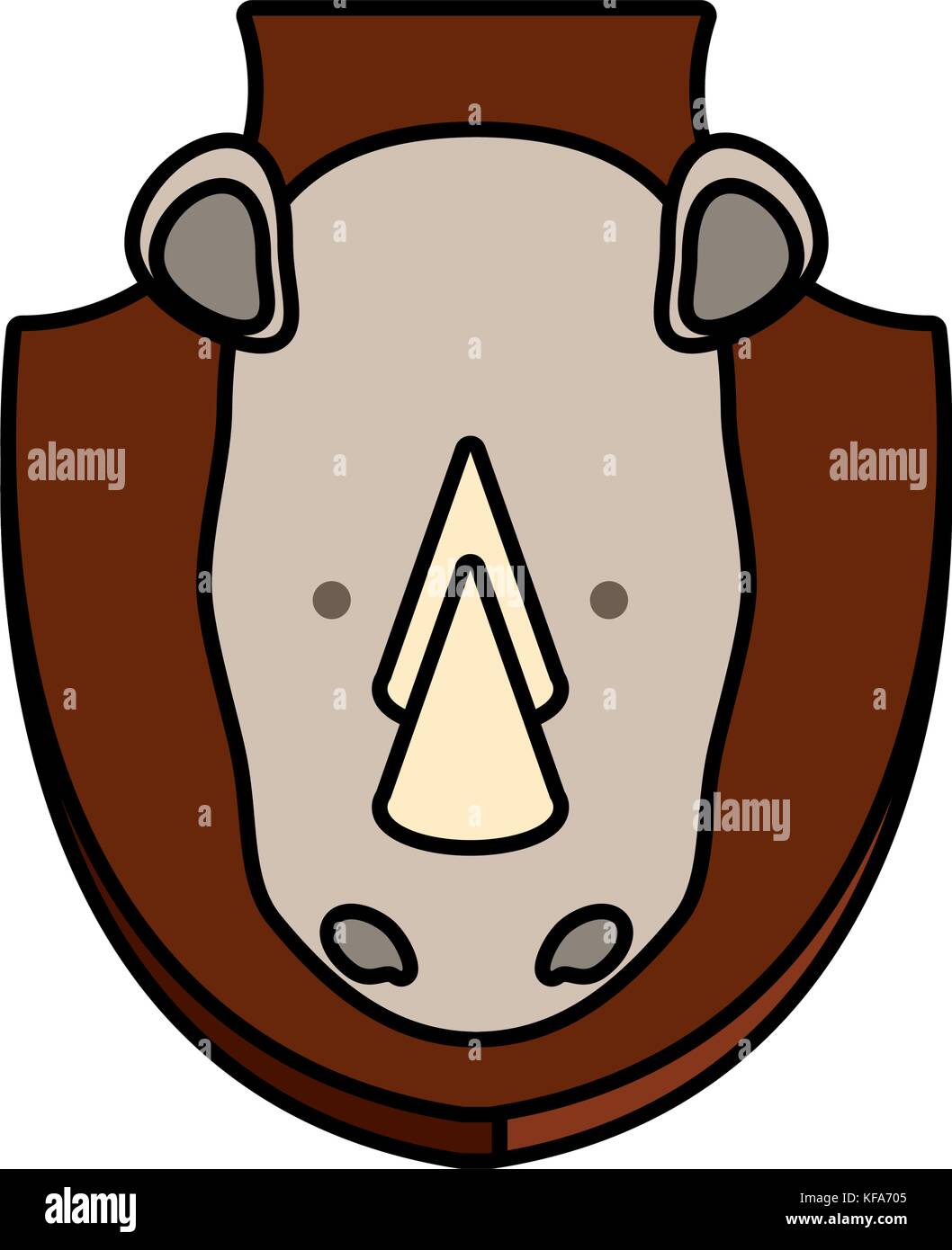 hunting trophies design Stock Vector Image & Art - Alamy