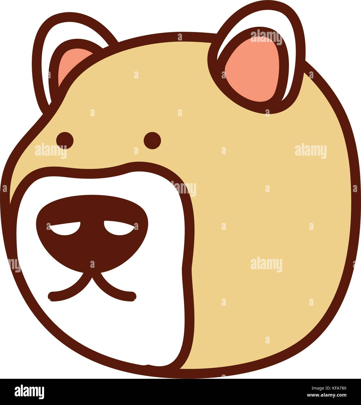 cartoon bear icon Stock Vector Image & Art - Alamy