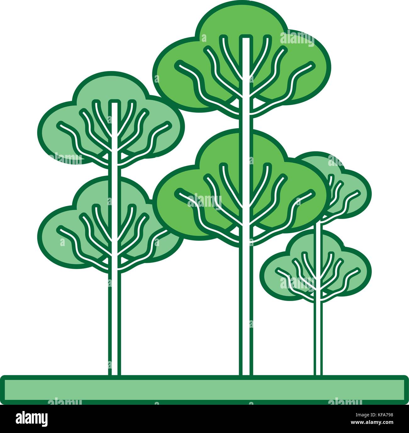 trees icon image Stock Vector Image & Art - Alamy