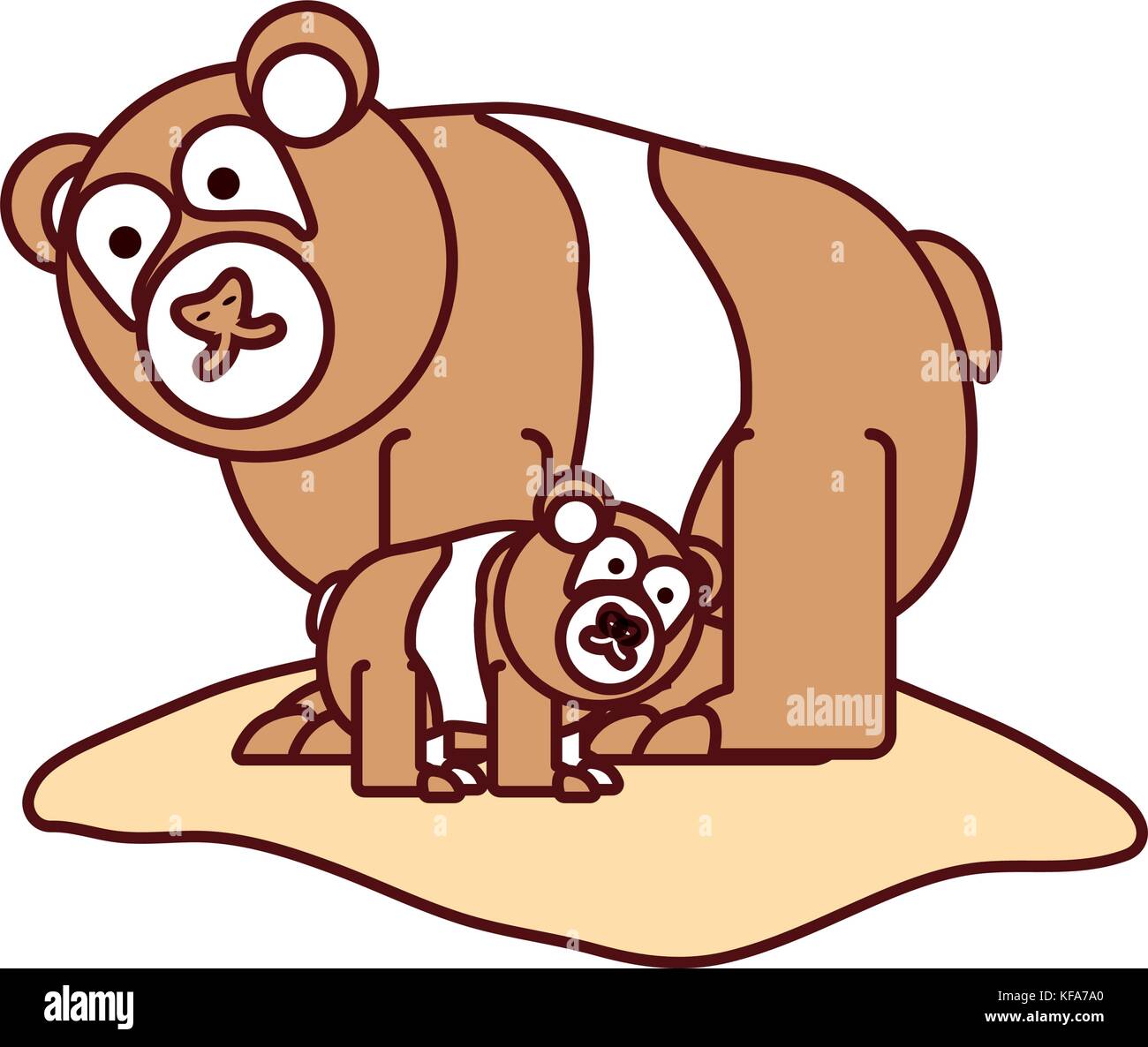 cartoon bear icon Stock Vector Image & Art - Alamy