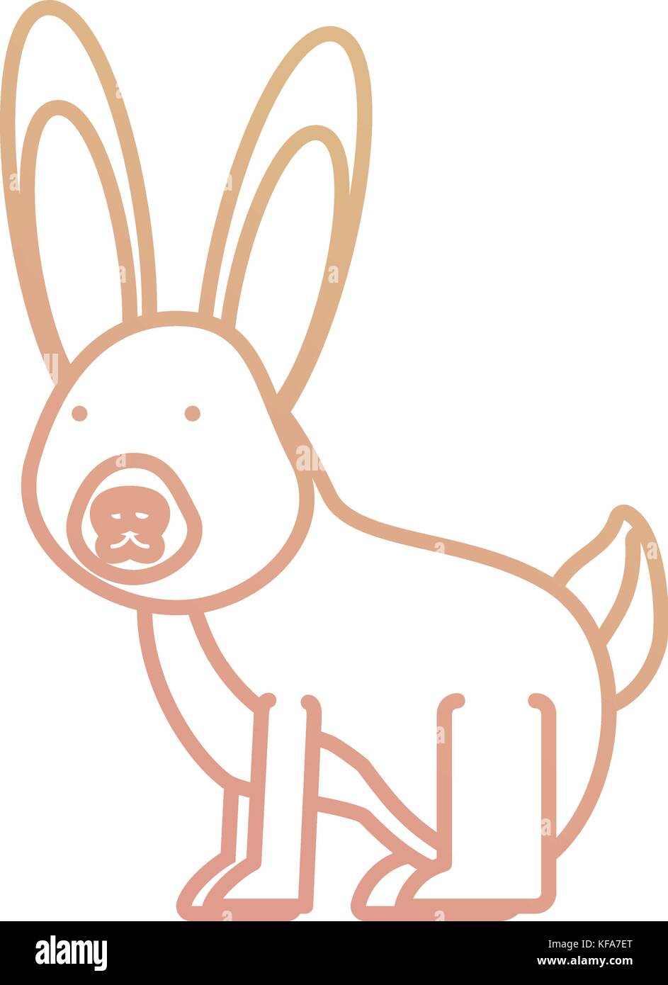 cartoon rabbit icon Stock Vector Image & Art - Alamy