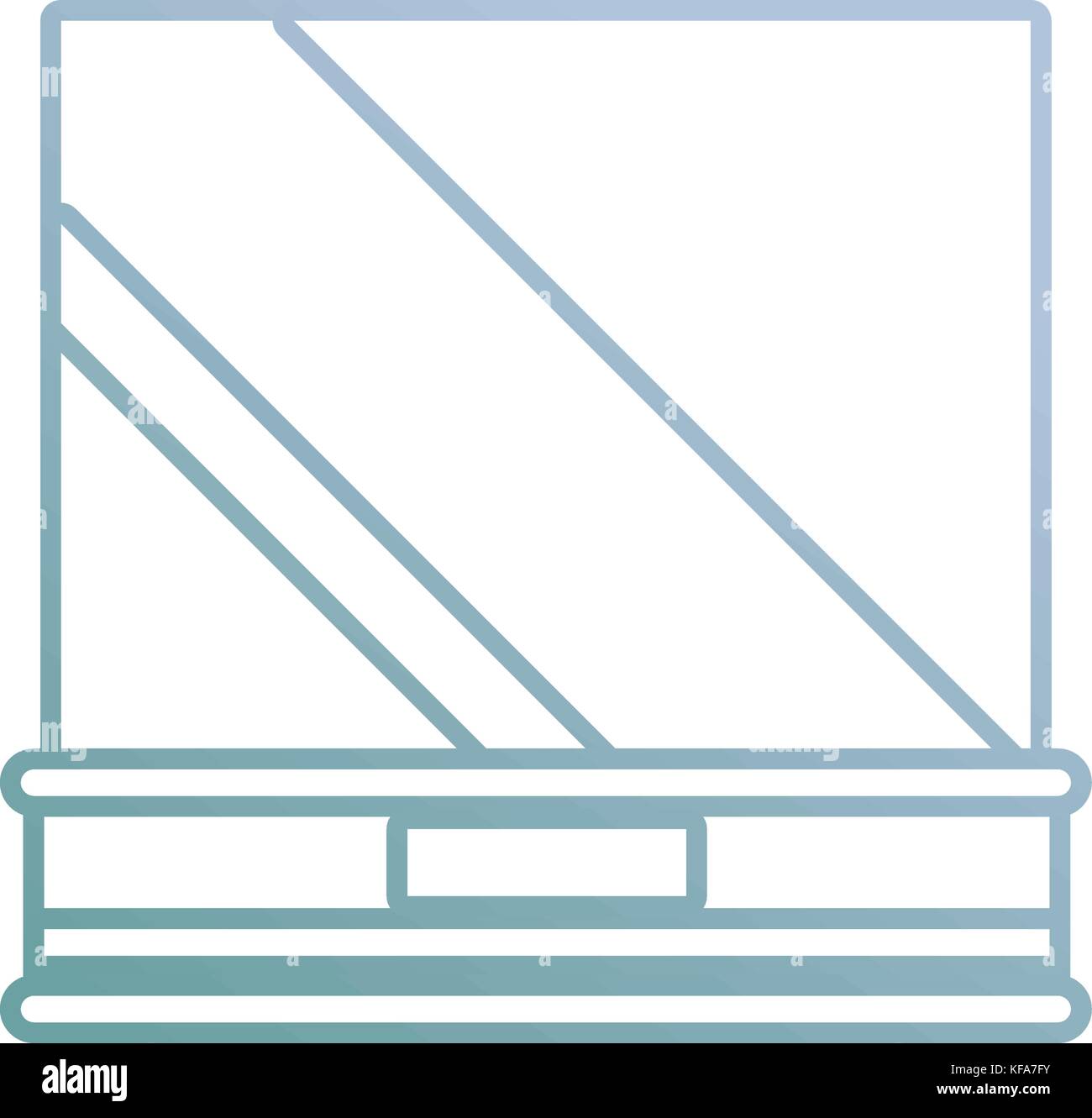 Museum showcase Stock Vector Images - Alamy