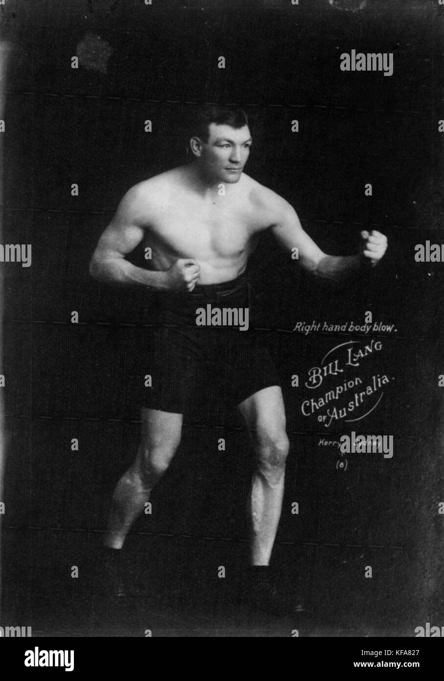 Bill Lang, Champion of Australia (4903250371 Stock Photo - Alamy