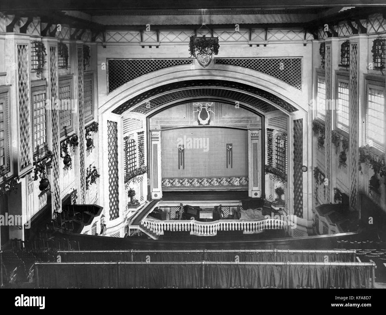 Lyric Theatre, Sydney interior view of stage 1920s Stock Photo - Alamy