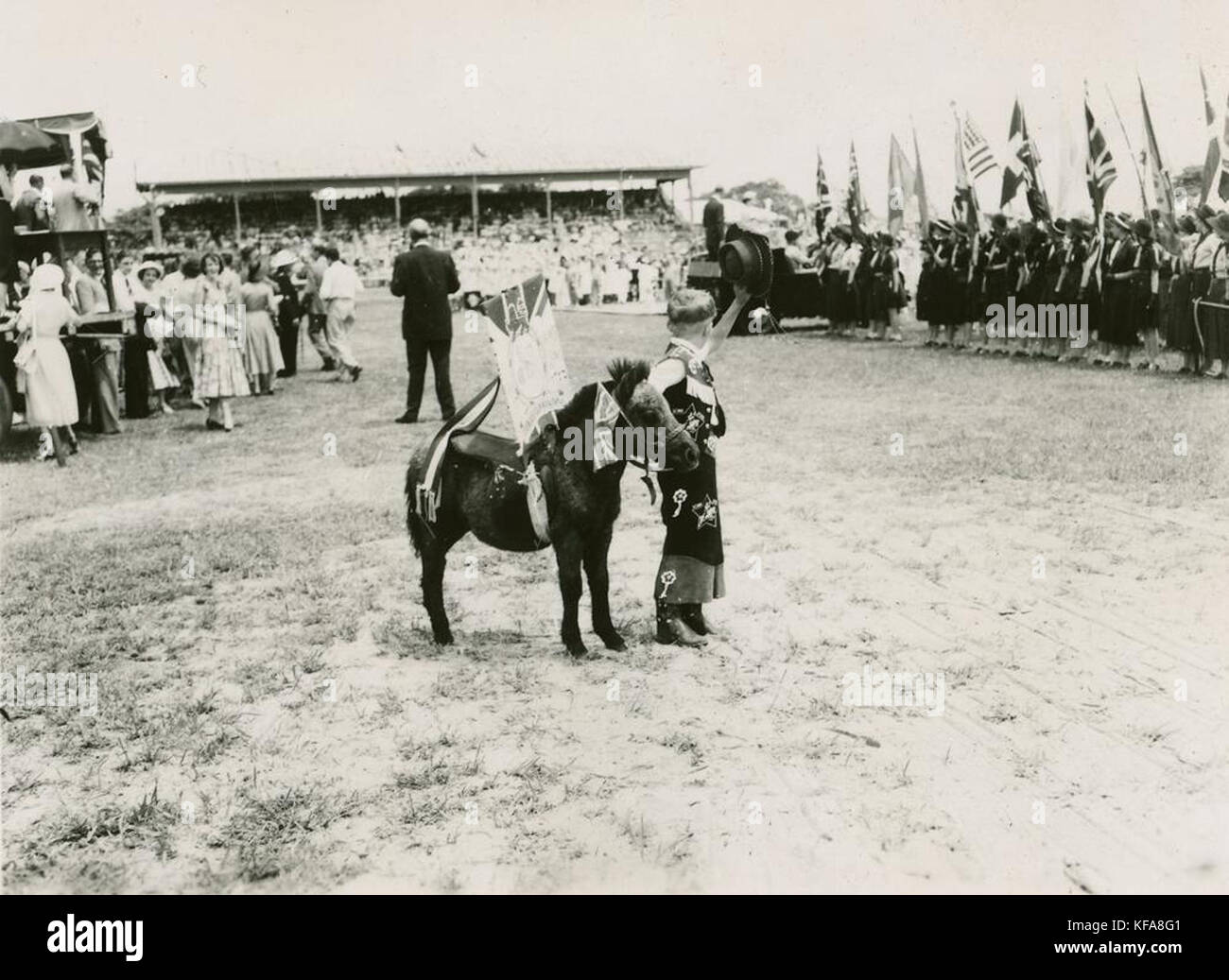 Scene at Mackay Showgrounds during Queen Elizabeth's Royal Visit ...