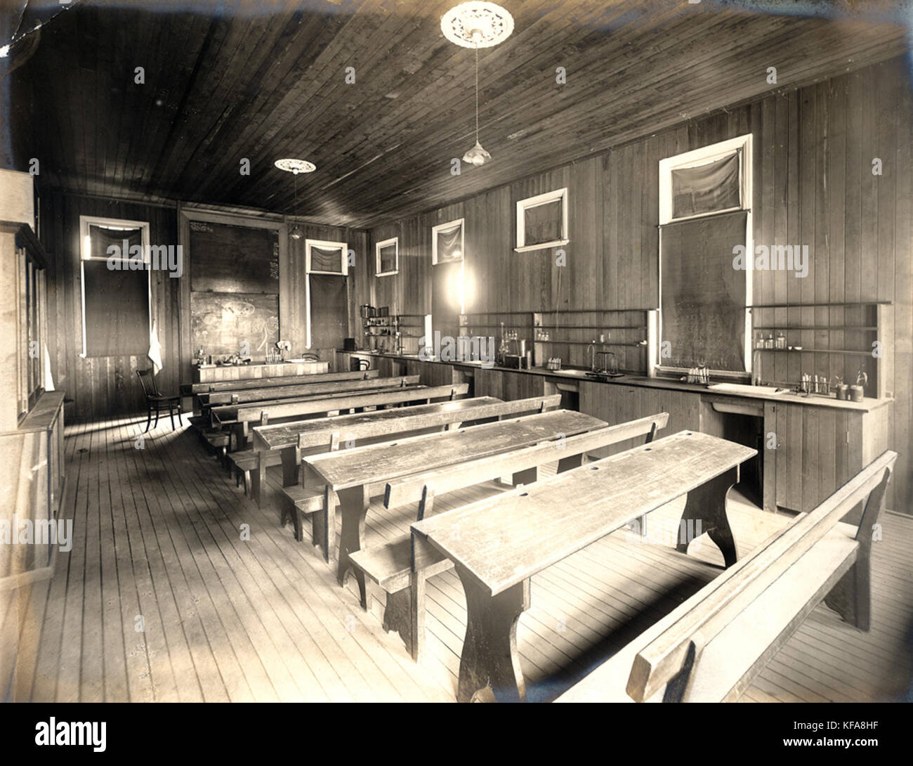 Ipswich Girls Grammar School, classroom, 1925 Stock Photo - Alamy