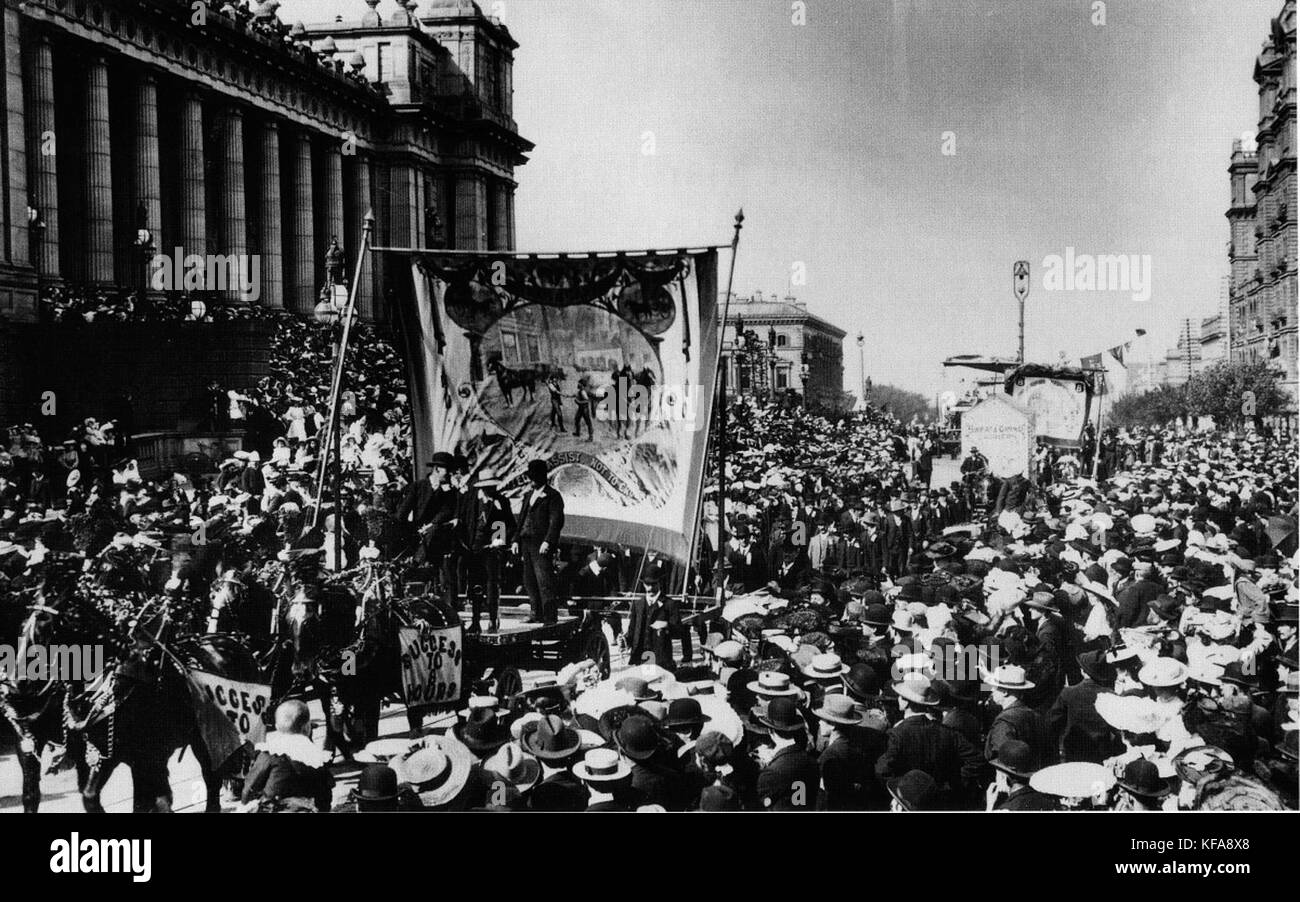 Eight hour day hi-res stock photography and images - Alamy