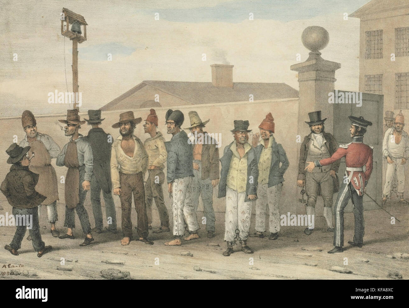 Convict gang Sydney Stock Photo - Alamy