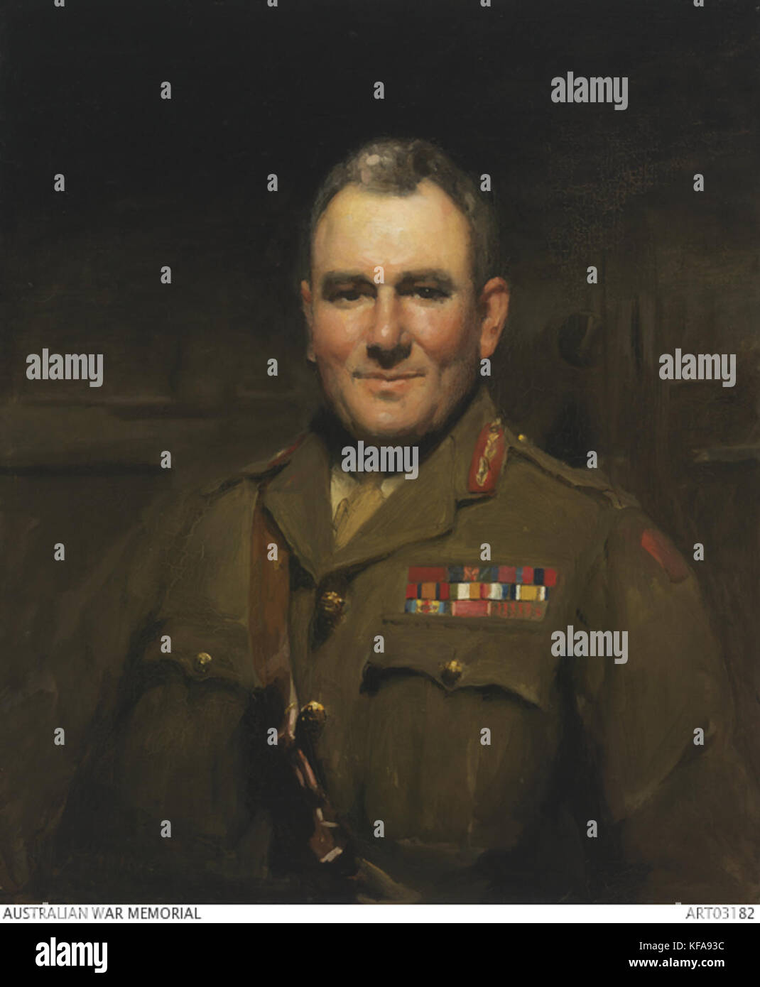 Brigadier General Harold Elliott, 1921, by William Beckwith McInnes ...