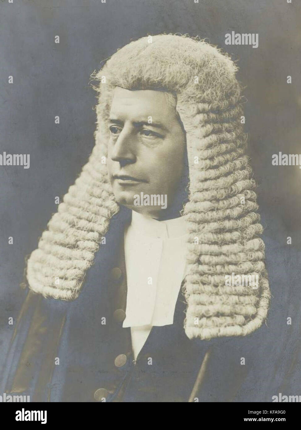 Edmund Barton, the first Prime Minister of Australia, is depicted in ...