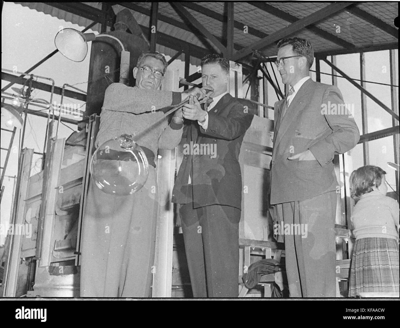 41523 Opening of Wonora Glass Works at Jesmond Stock Photo - Alamy