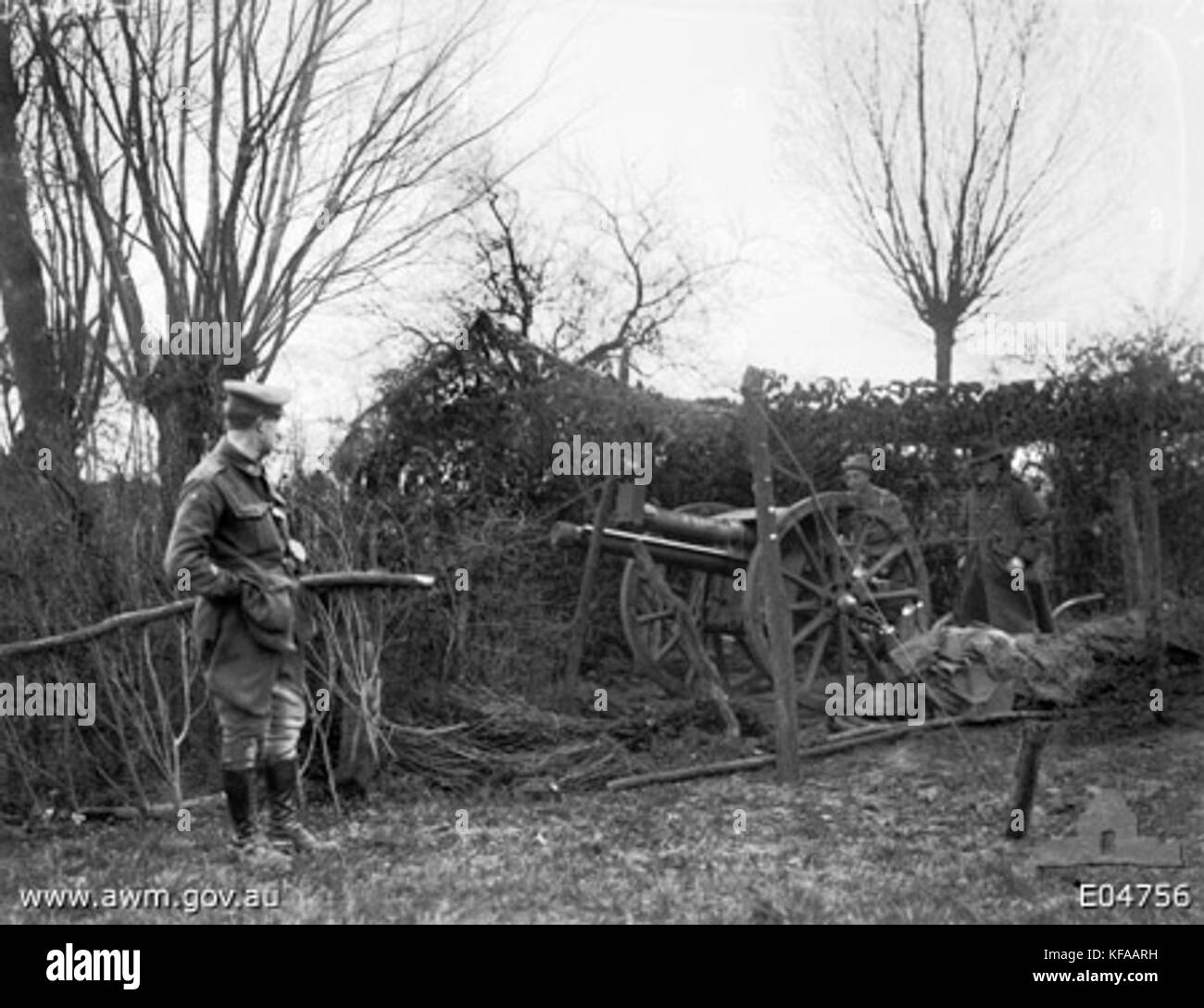 1st Australian artillery brigade gun Stock Photo - Alamy