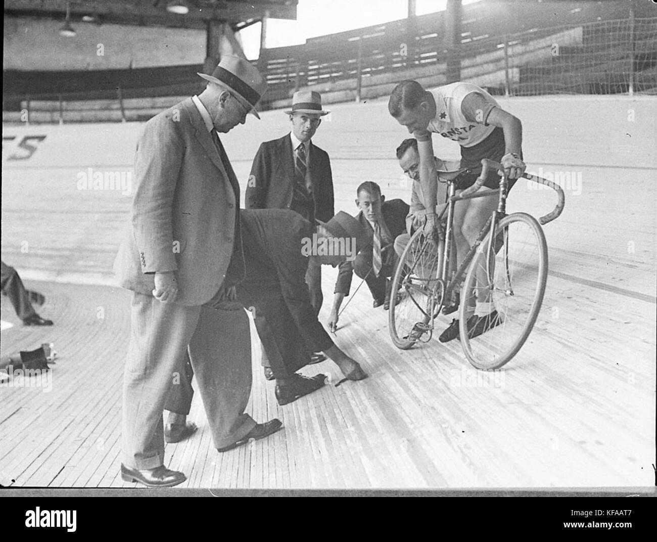 33698 Bike riders at Sports Arena taken for Bruce Small Ltd Opperman ...