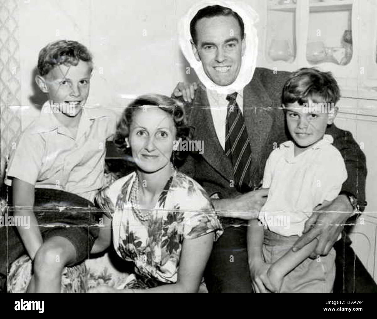 Johnson and family Stock Photo - Alamy