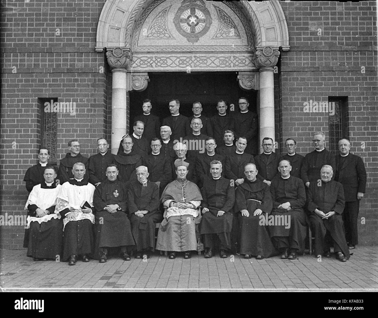 34630 Cardinal Gilroys visit to Christian Brothers Training College ...