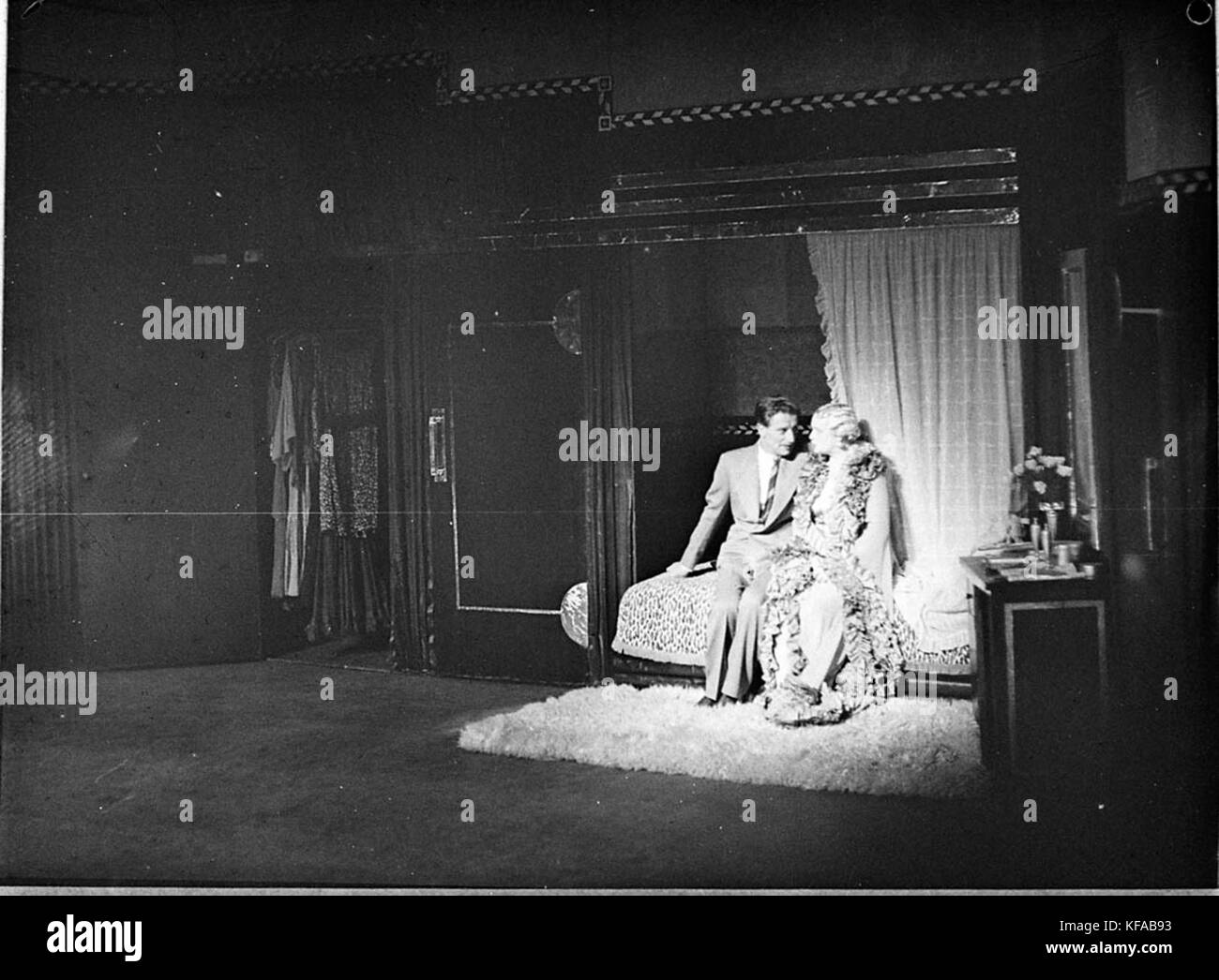 Dress rehearsal play stage Black and White Stock Photos & Images - Alamy