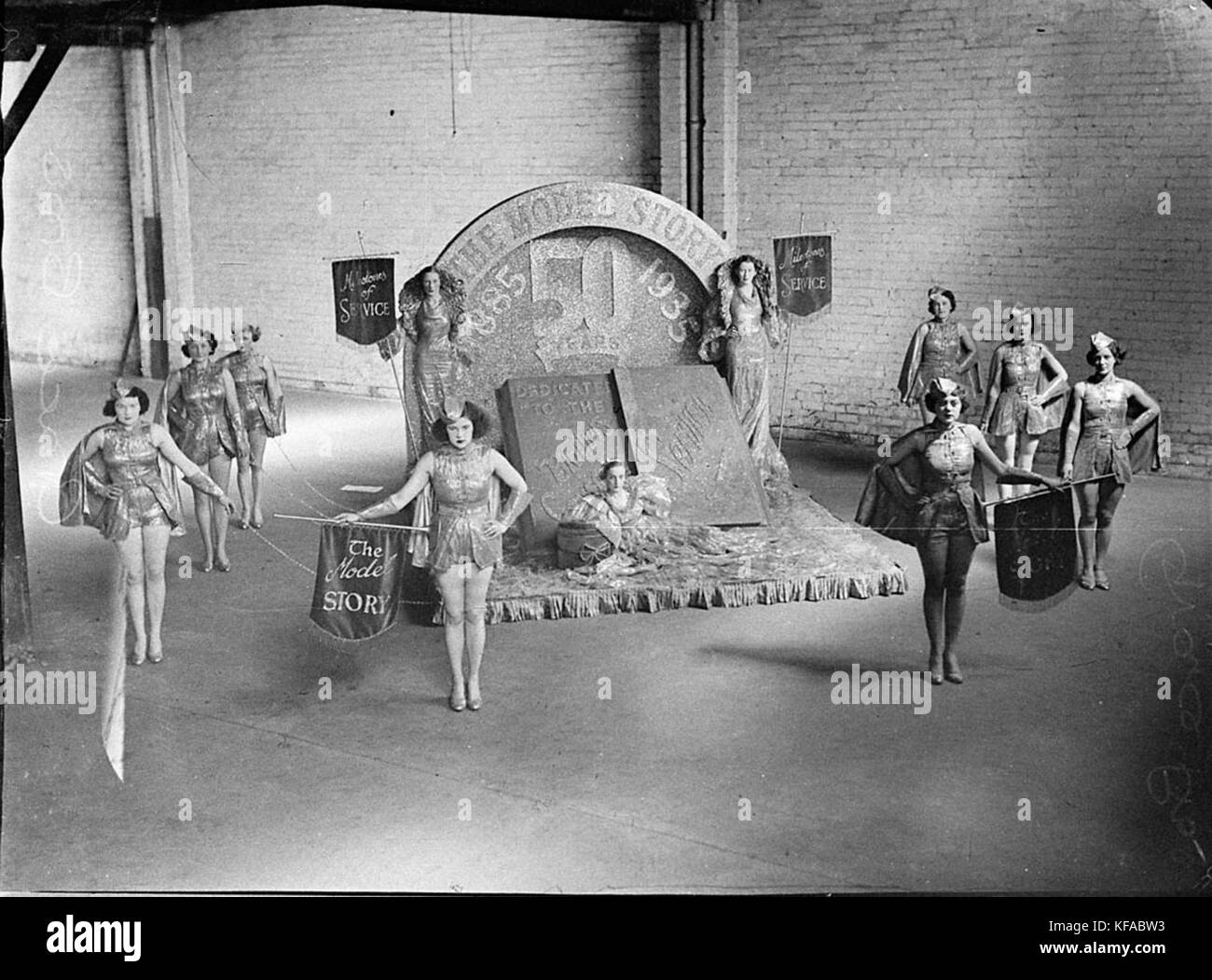 132158 Grace Bros 50th anniversary 18851935 jubilee Stock Photo - Alamy