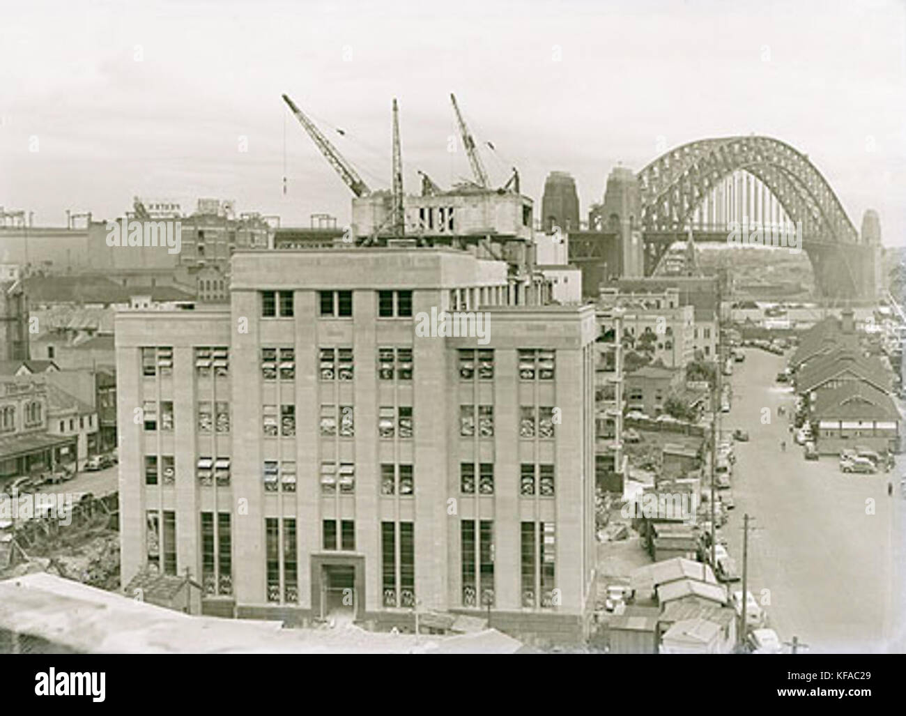 Maritime services building construction Stock Photo - Alamy