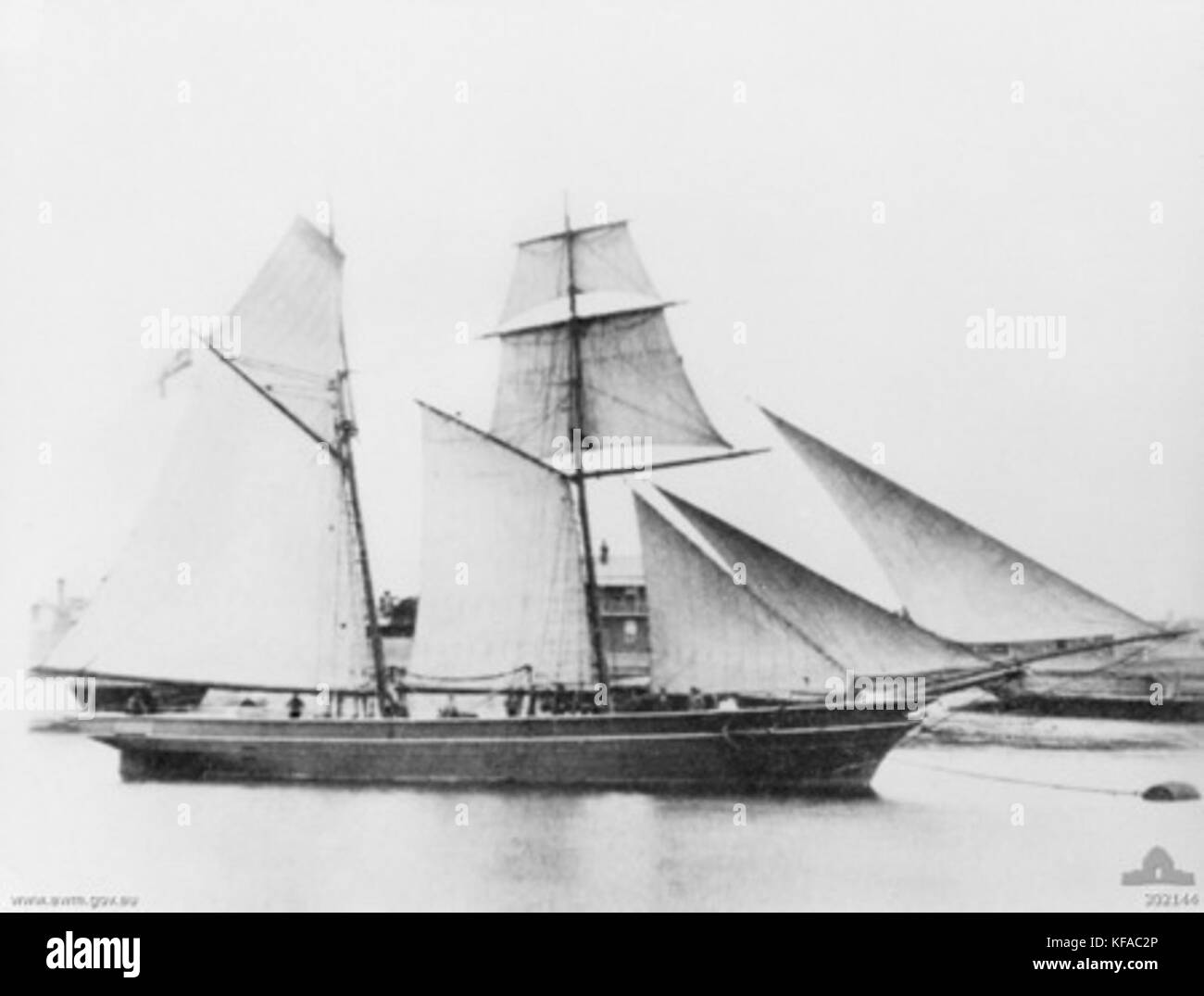 HMS Beatrice Adelaide 1881 AWM 302144 Stock Photo - Alamy