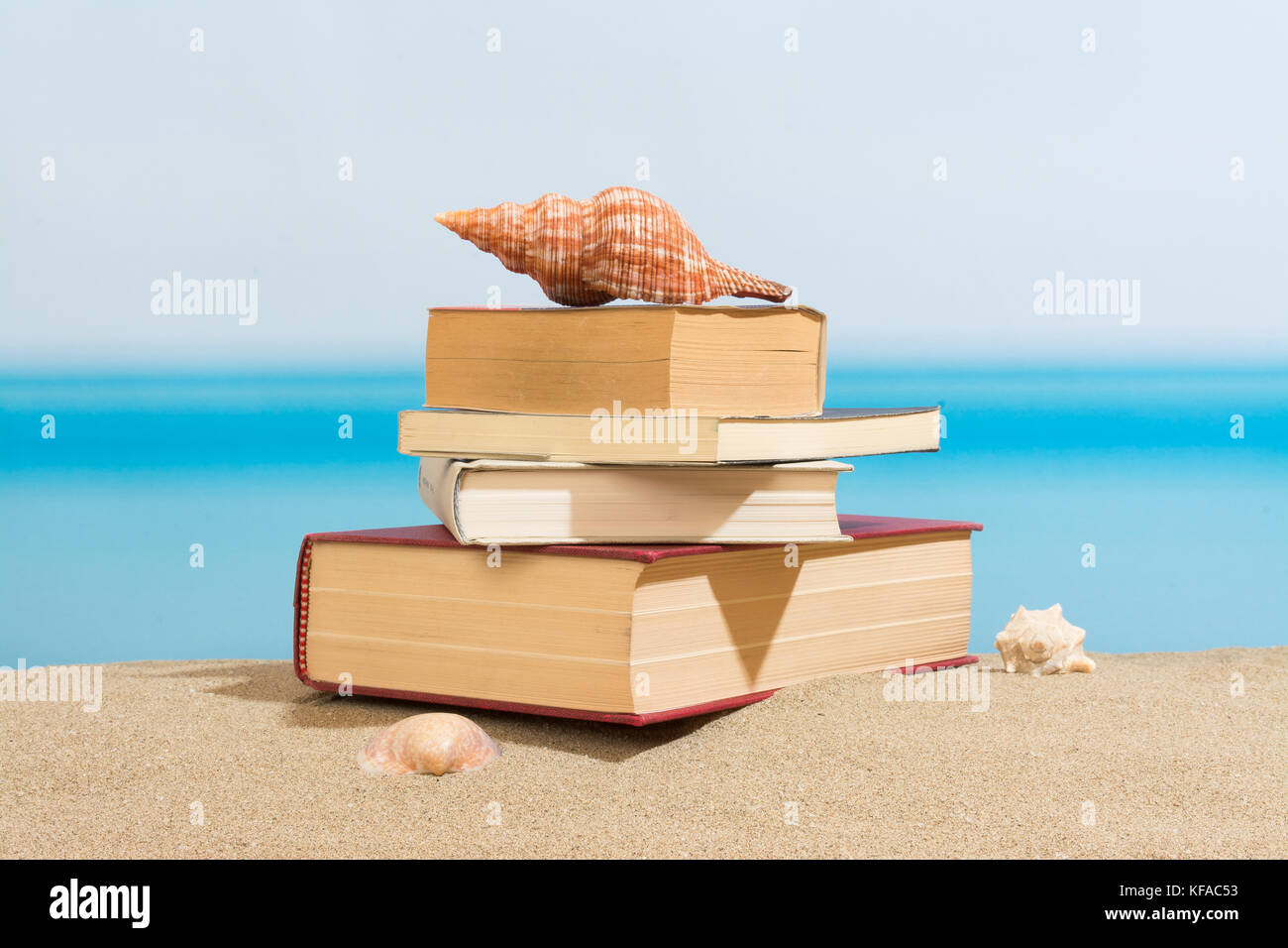 Book on the beach Stock Photo - Alamy