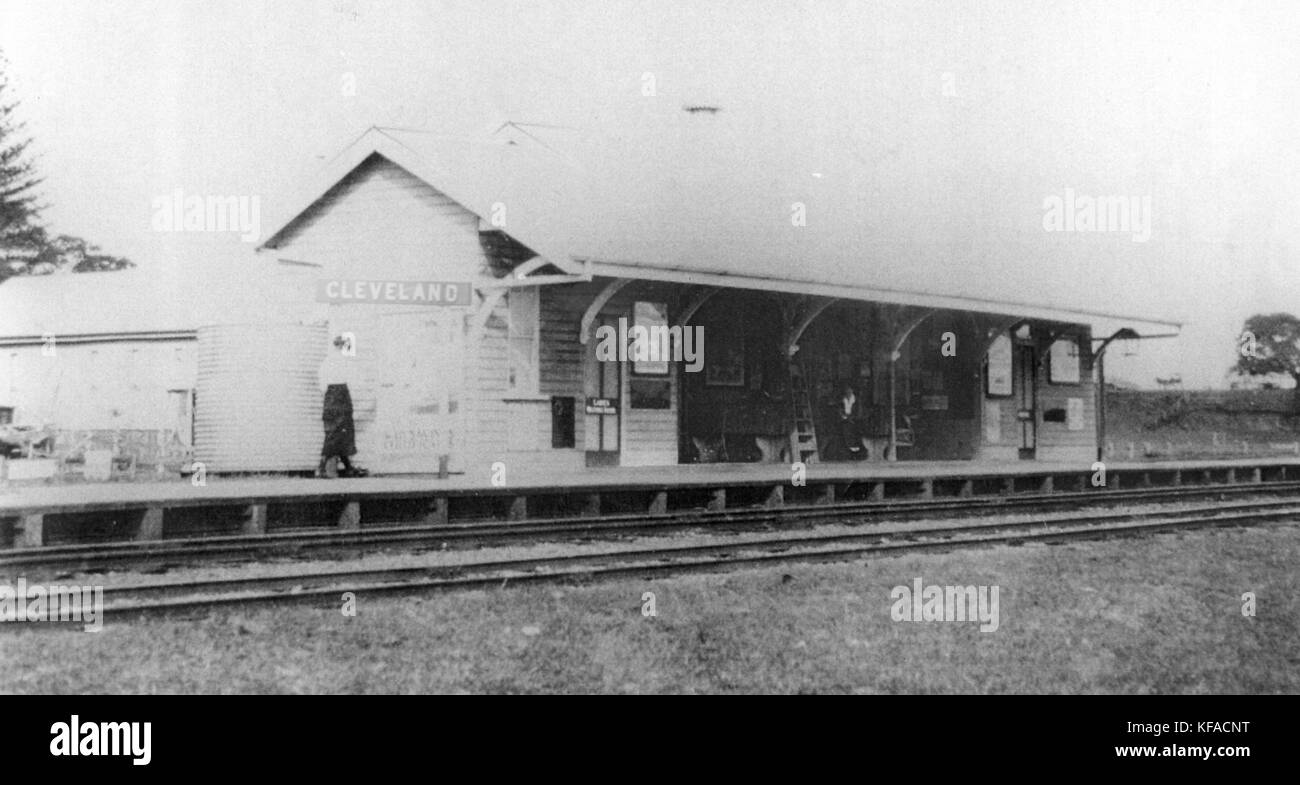 Cleveland Central railway station 1890 Stock Photo - Alamy