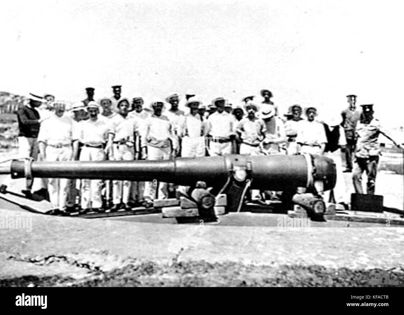 BL 6 inch Mk V gun Sydney 1910 Stock Photo - Alamy