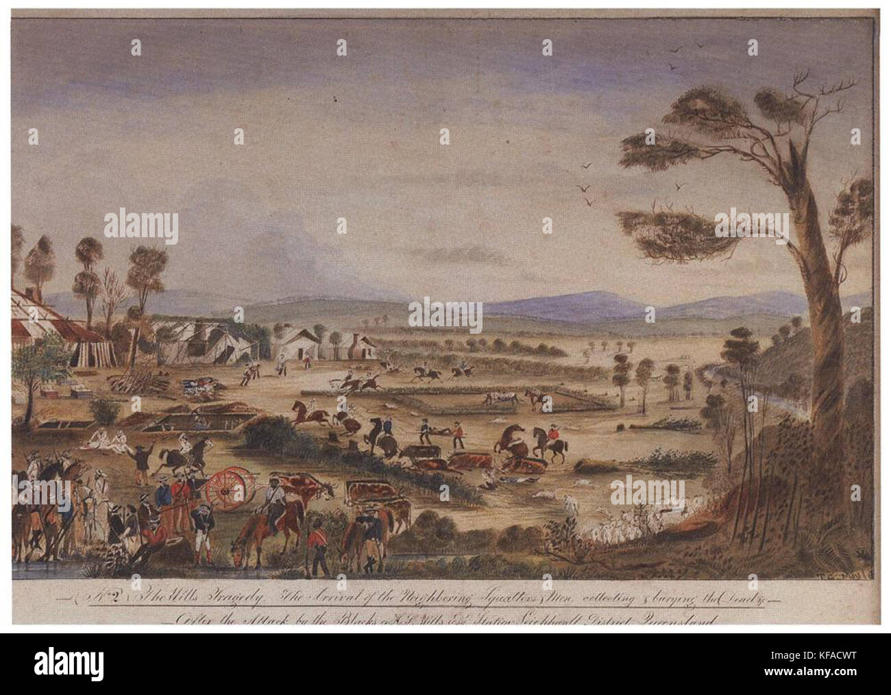 Cullin La Ringo massacre Stock Photo - Alamy