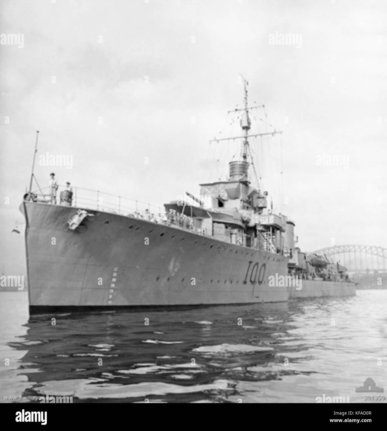HMAS Stuart Sydney 1944 AWM 301350 Stock Photo - Alamy