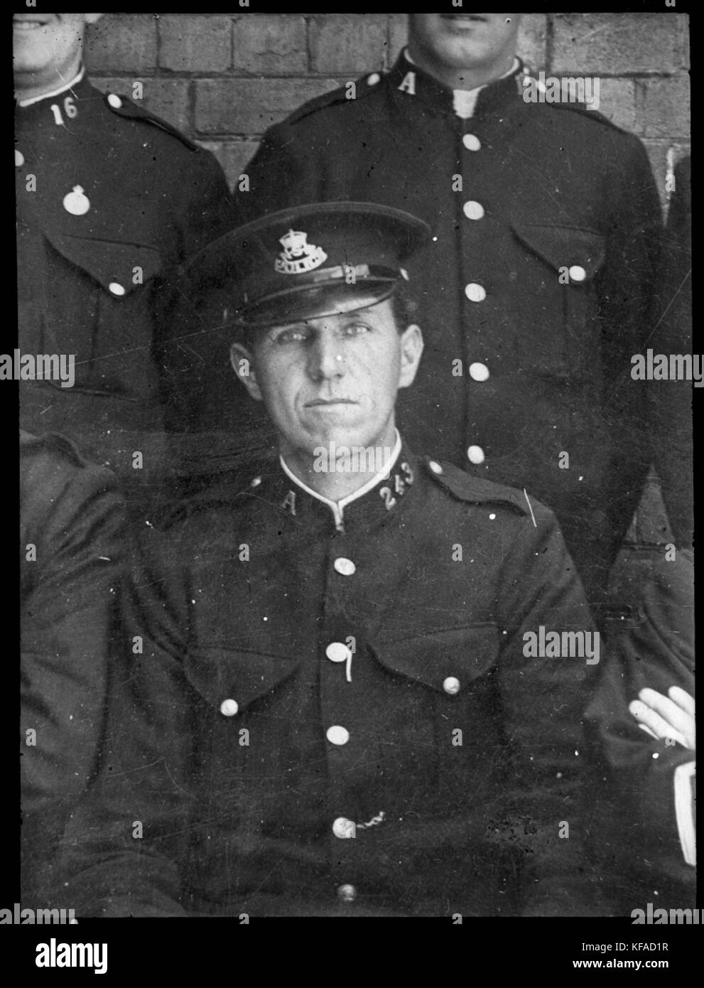 Security officer portrait police Black and White Stock Photos & Images ...