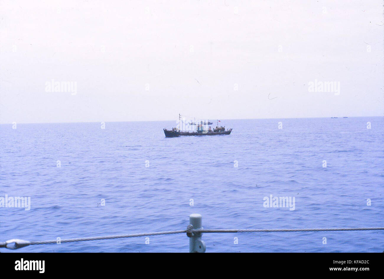 Soviet AGI ship seen from aboard HMAS Perth Stock Photo - Alamy
