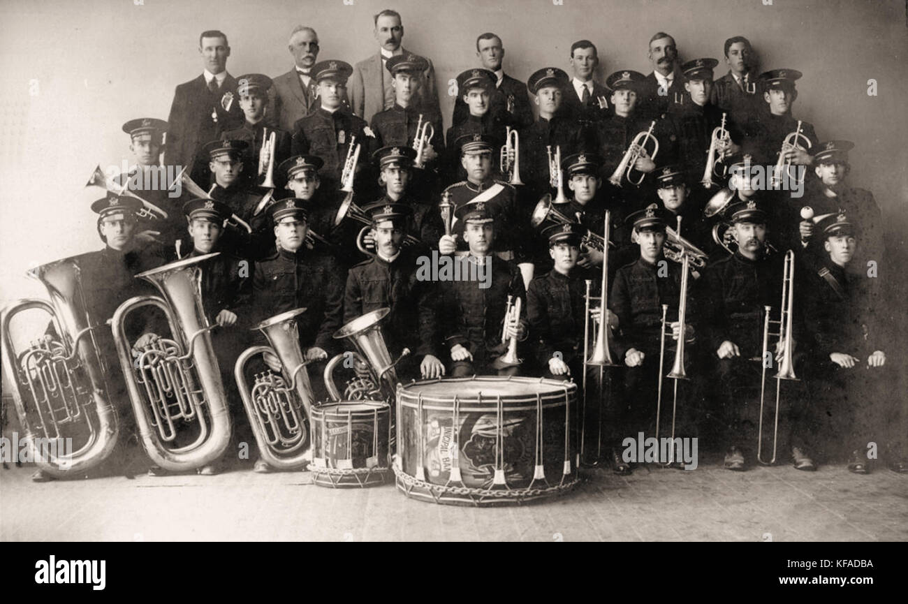 Australia Geelong City Municipal Band, 1914 Stock Photo - Alamy