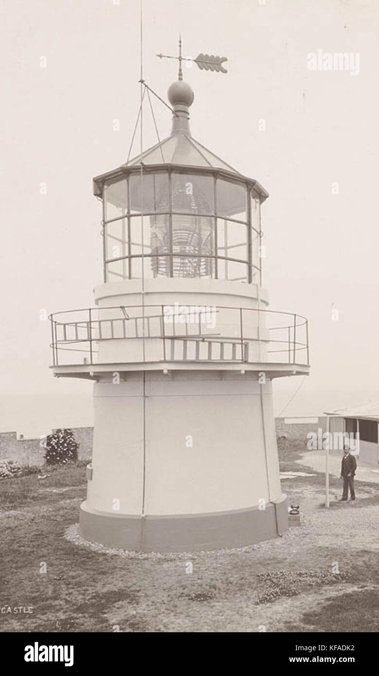 Nobbys Head Light, 1902 cropped Stock Photo - Alamy