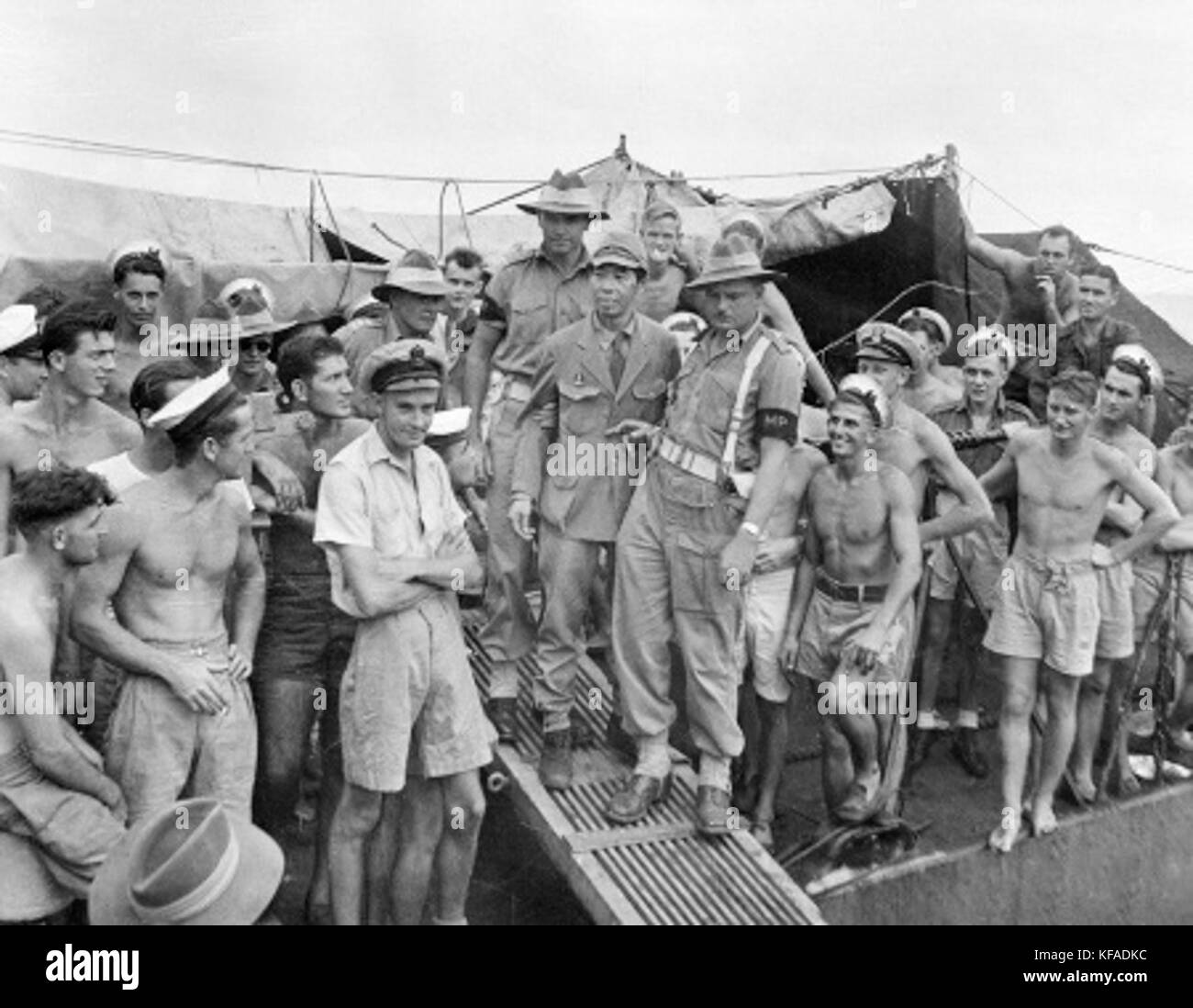 Japanese camp administrator Ikeuchi at Morotai Stock Photo - Alamy
