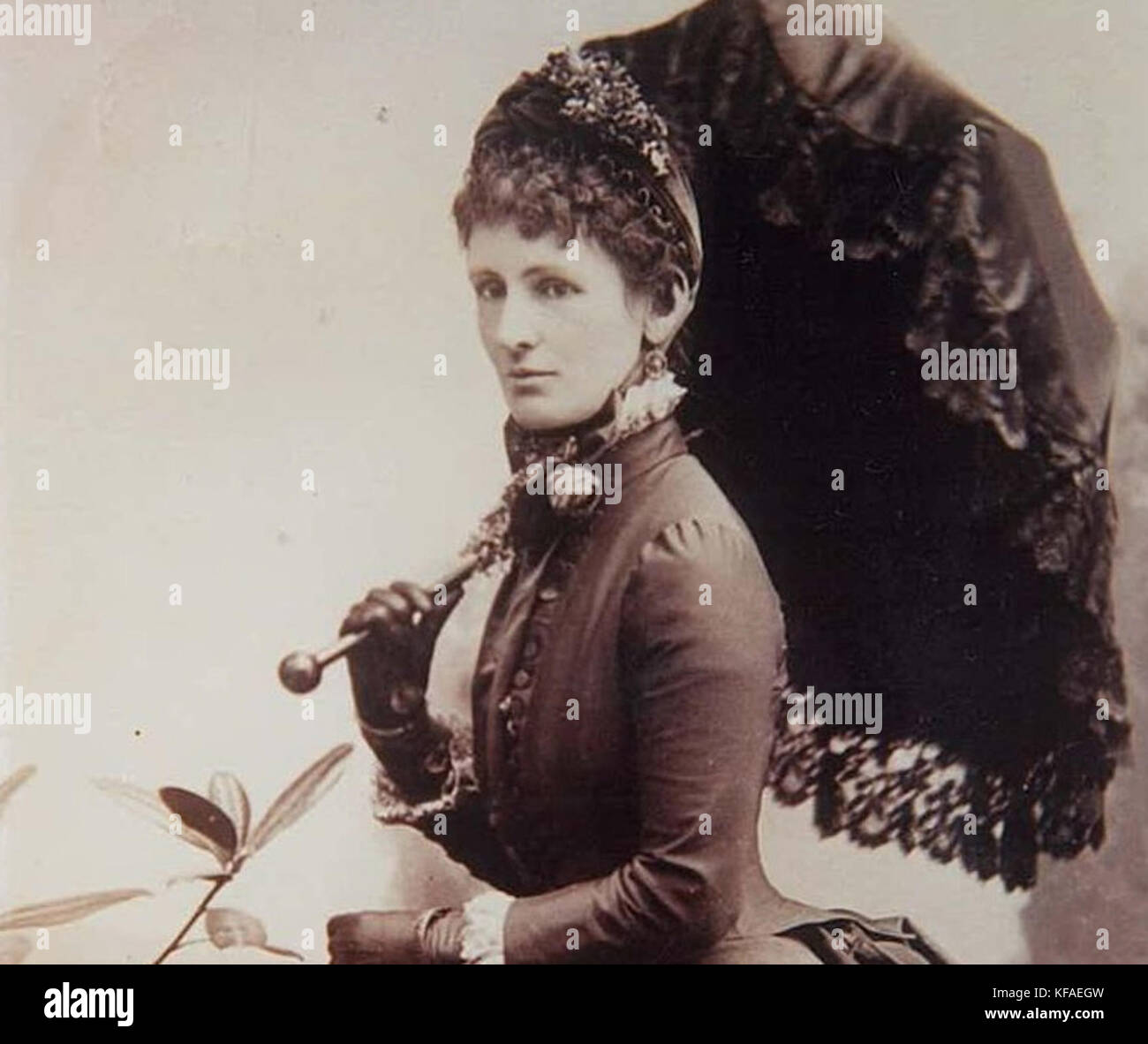 Lady Janet Clarke circa 1880 Stock Photo - Alamy