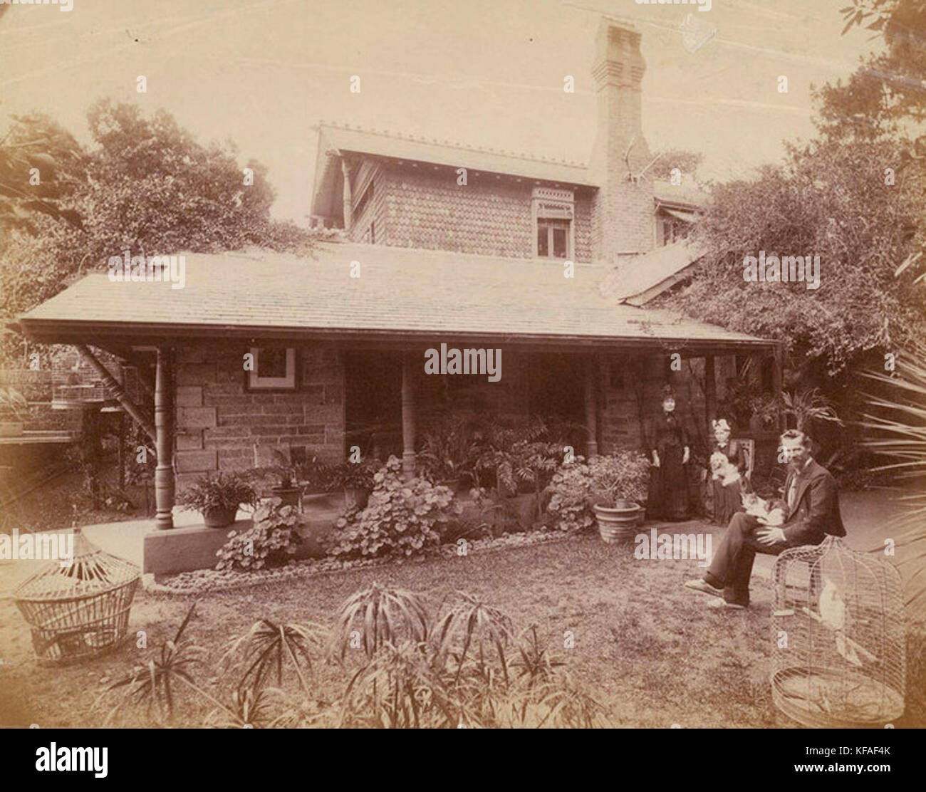 Cranbrook Cottage Bellevue Hill Stock Photo - Alamy