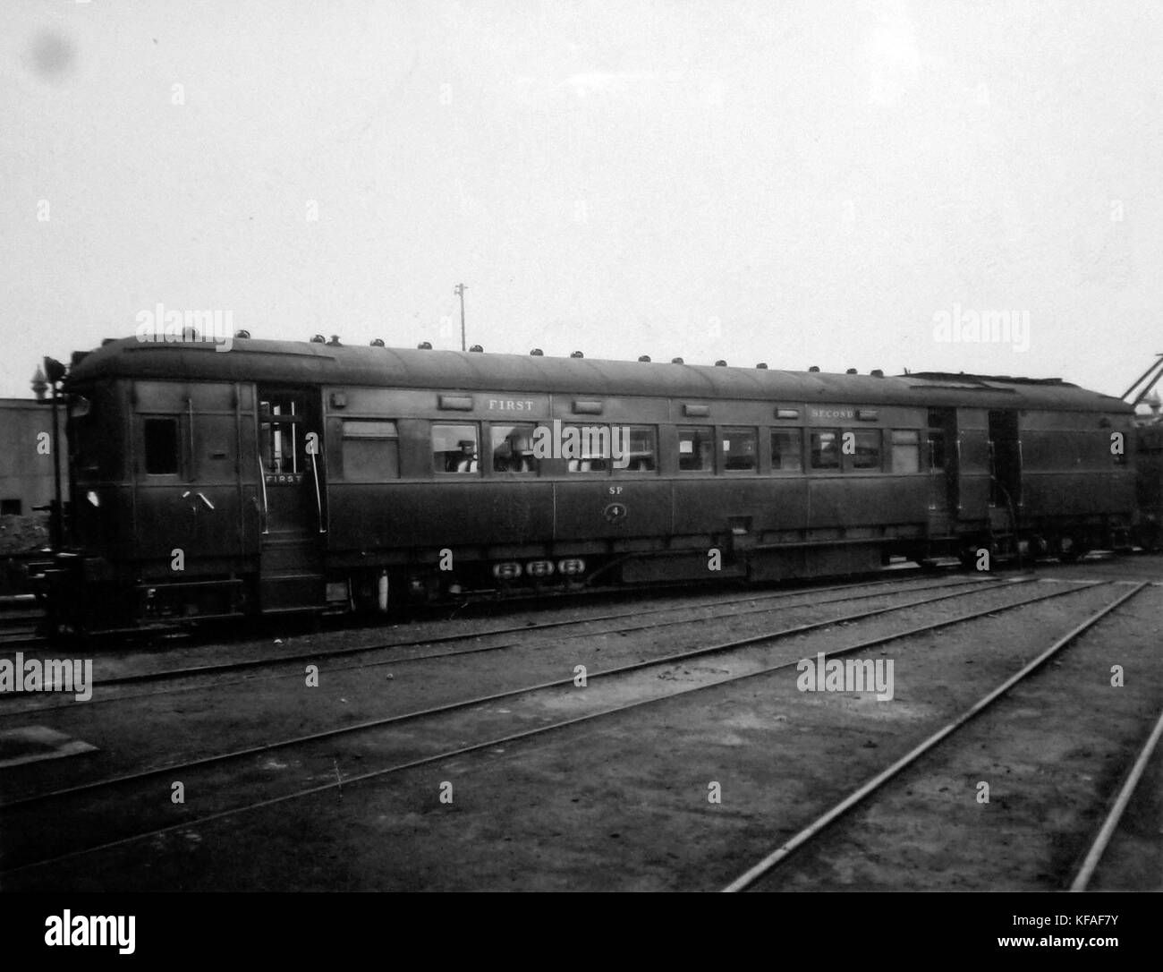 Vintage Railcar Black and White Stock Photos & Images - Alamy
