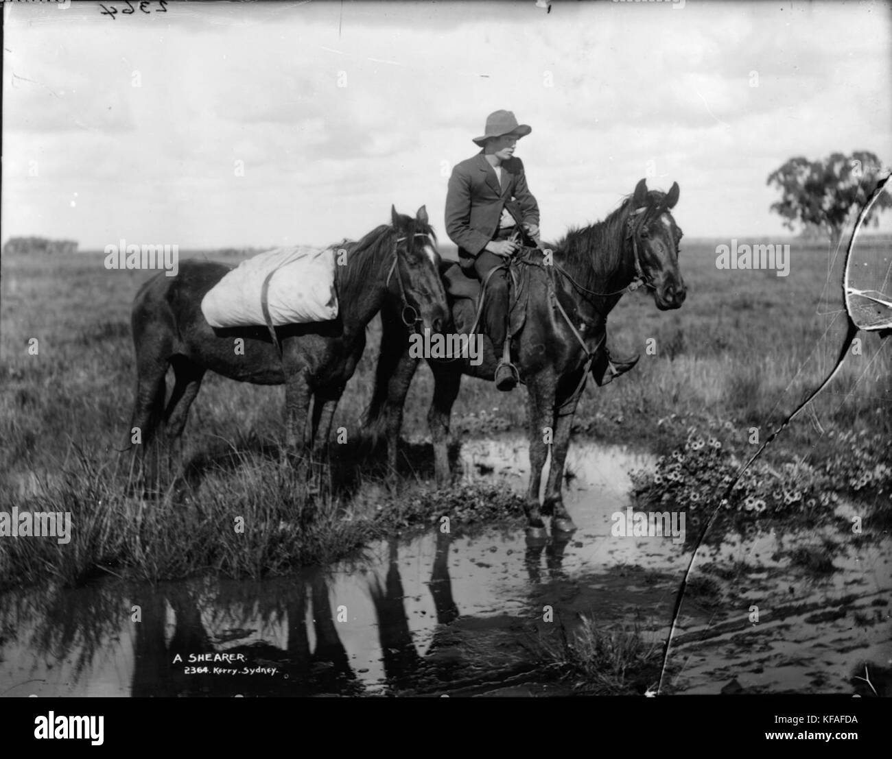 This image, titled *A Shearer*, depicts a person involved in the ...