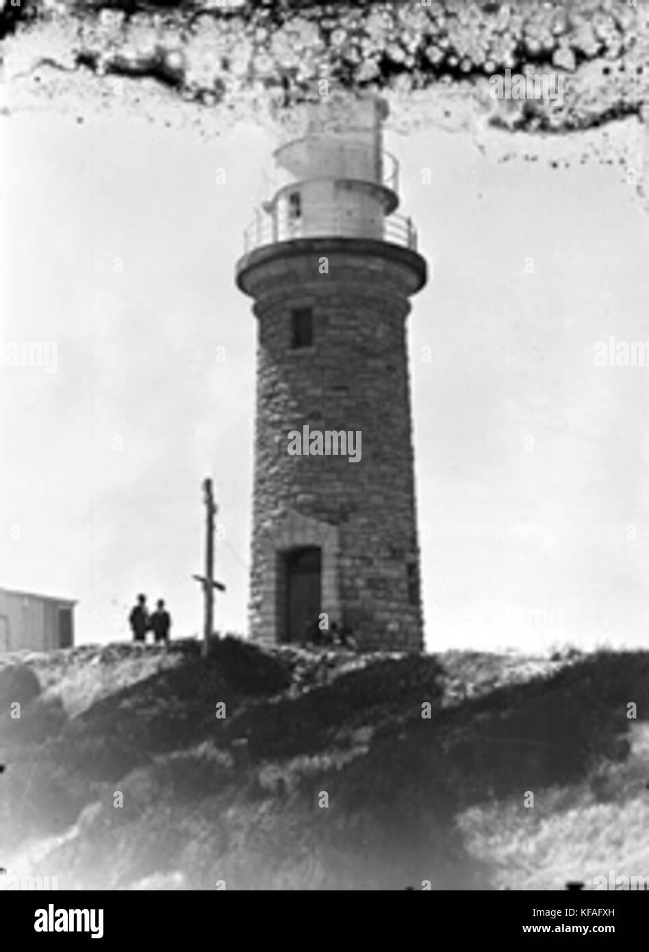 Cape Inscription Lighthouse Stock Photo - Alamy