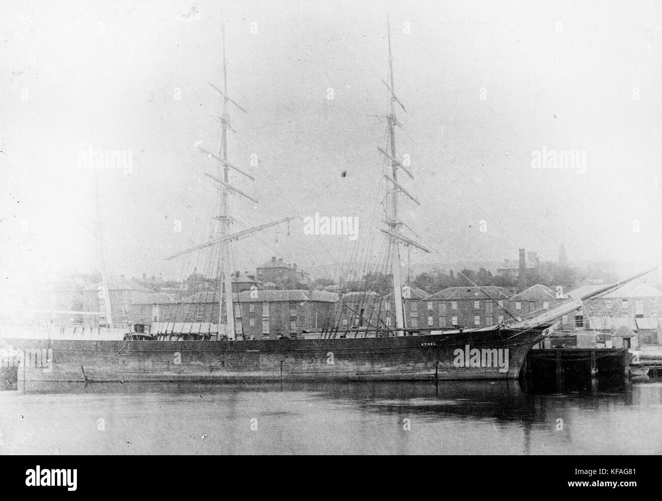 Ethel (ship, 1876) SLV H99.220 938 Stock Photo - Alamy