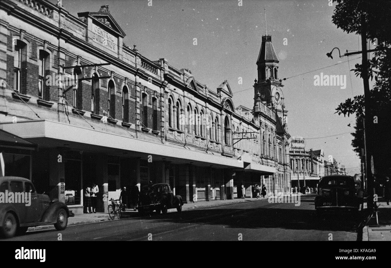 Street view photo businesses Black and White Stock Photos & Images - Alamy