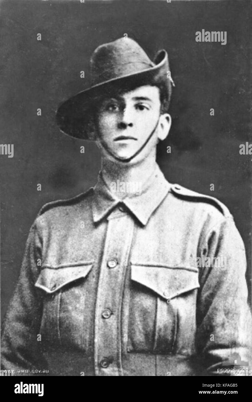 Frederick Birks VC AWM P02939.023 Stock Photo - Alamy