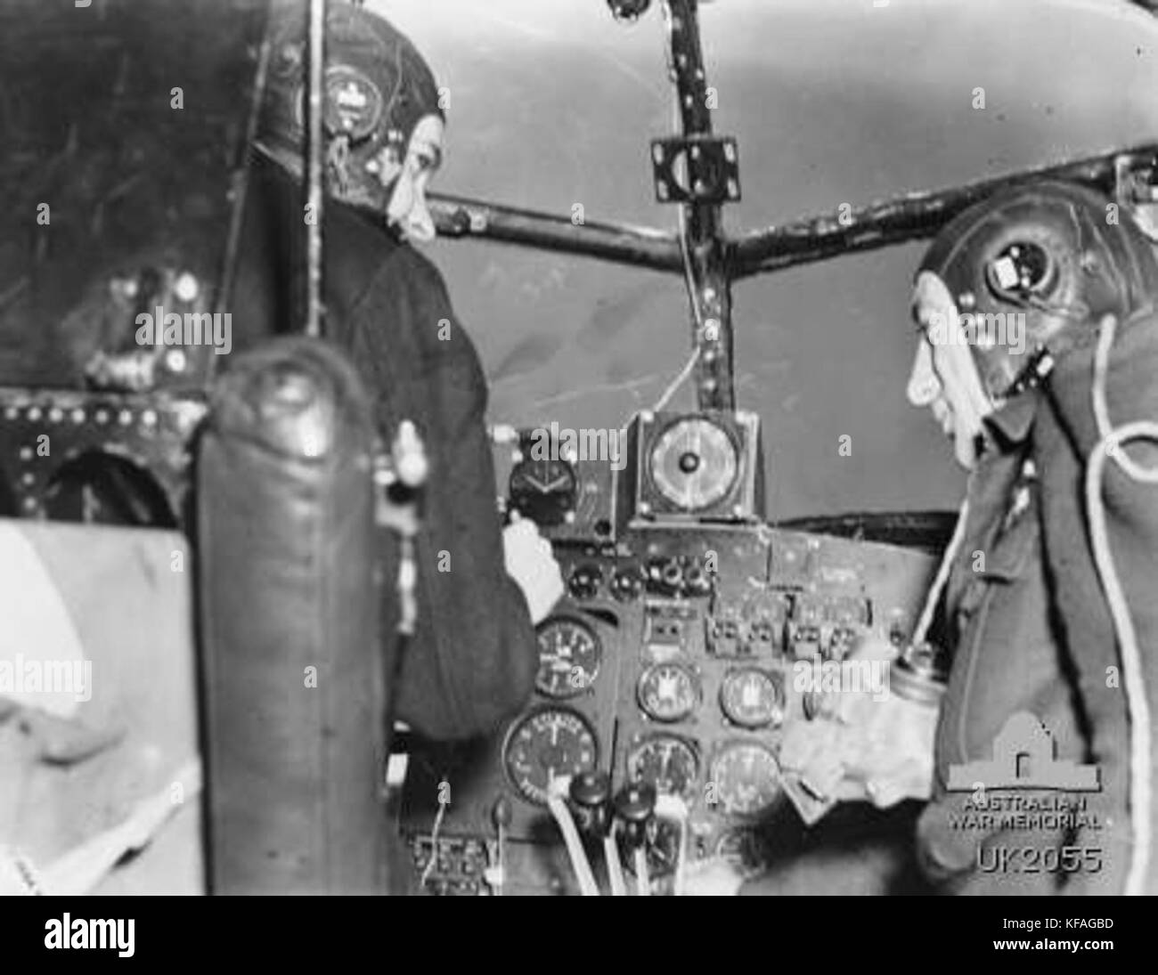 G for George pilot 1944 AWM UK2055 Stock Photo - Alamy