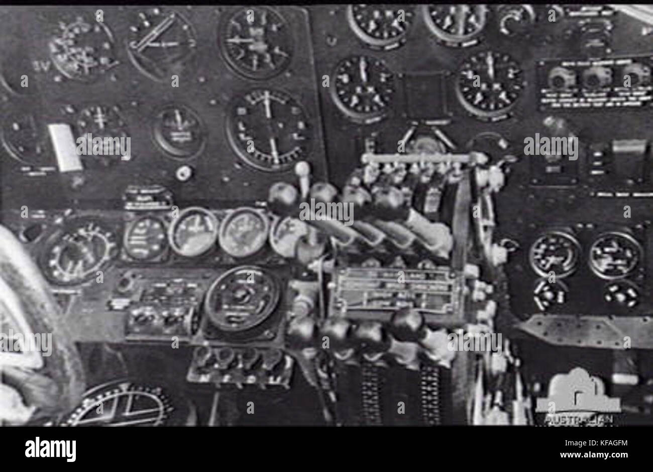 Halifax instrument panel AWM P01523.011 Stock Photo - Alamy