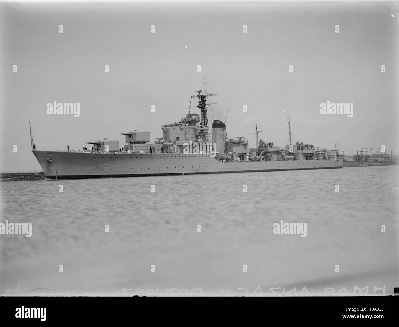 Hmas anzac Black and White Stock Photos & Images - Alamy